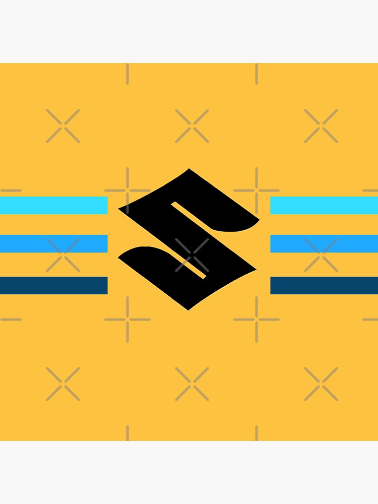"Retro Suzuki logo " Sticker for Sale by Christian-Parry | Redbubble