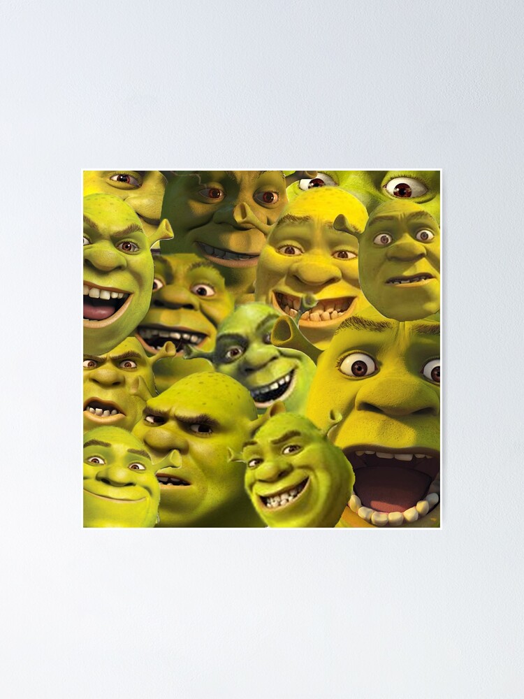"Shrek Collection" Poster for Sale by muntificator | Redbubble