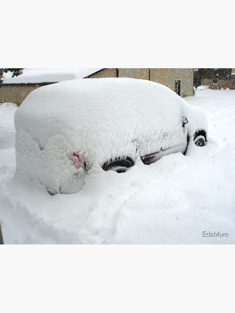 "Snow snow everywhere and still falling." Sticker for Sale by EdsMum ...