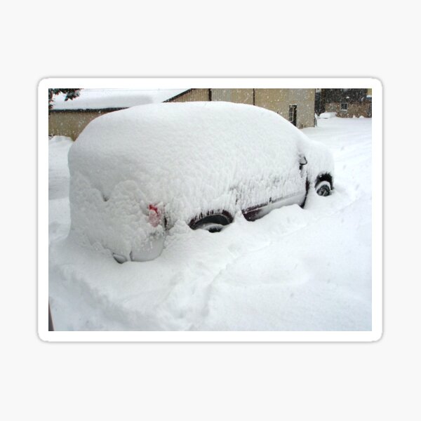 "Snow snow everywhere and still falling." Sticker for Sale by EdsMum ...