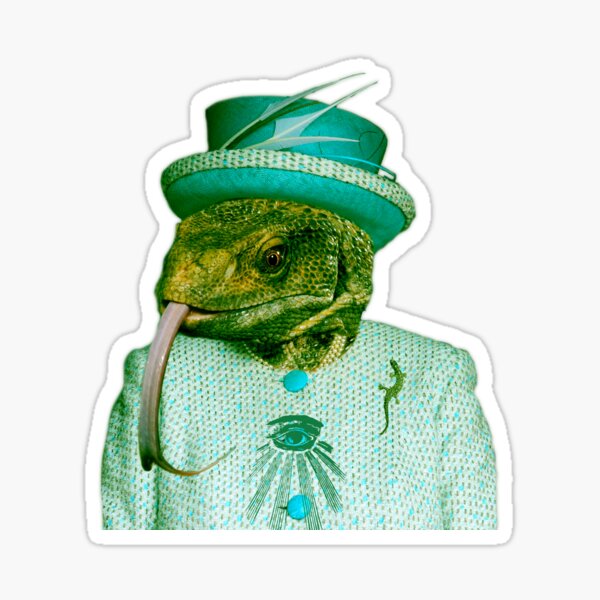 "Lizard Queen" Sticker for Sale by DashEightyEight | Redbubble