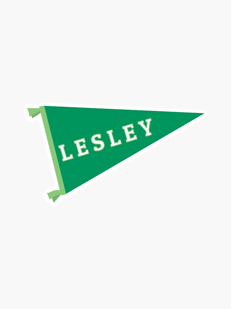 "Lesley University Pennant sticker" Sticker for Sale by lindsey788 ...