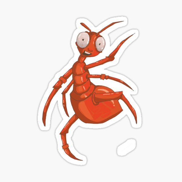 "The ant" Sticker for Sale by FunnyEye | Redbubble