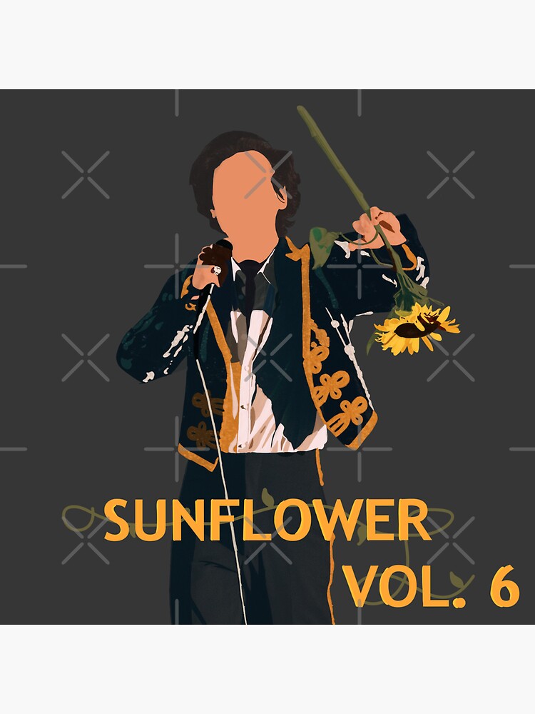 "Sunflower vol. 6 - Harry Styles - Fine Line" Sticker for Sale by ...
