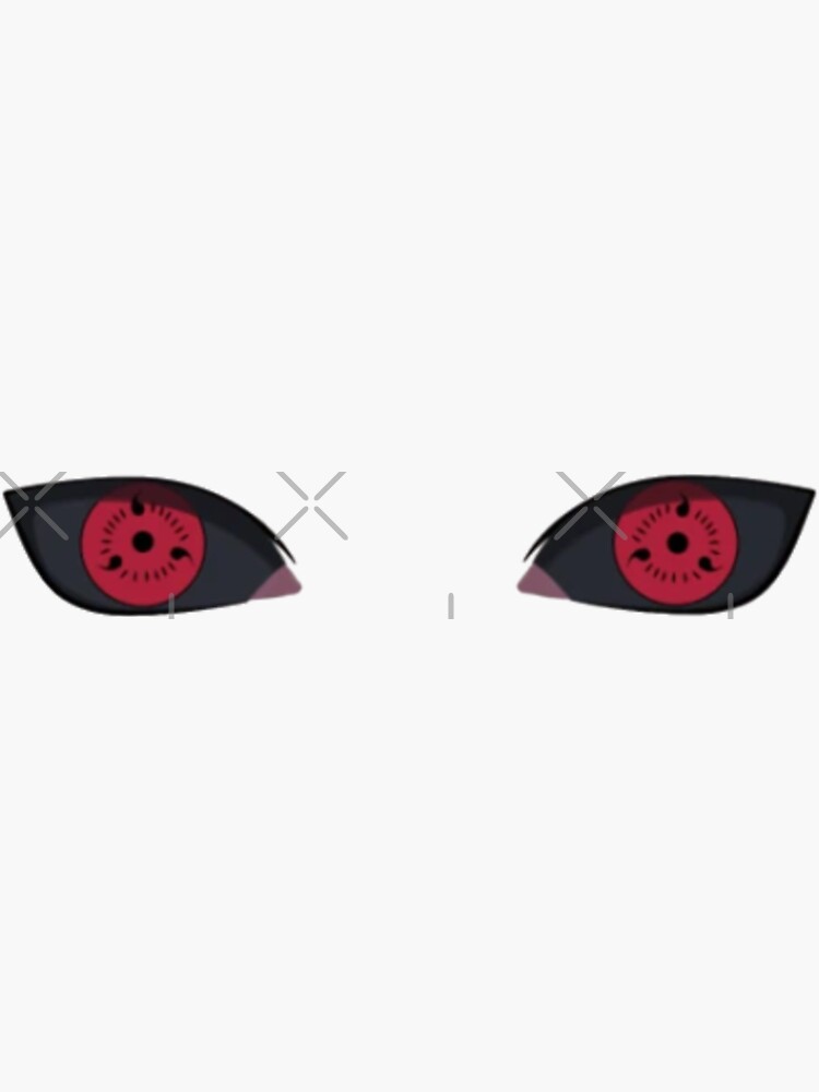 "RED EYES" Sticker by Kanthu | Redbubble