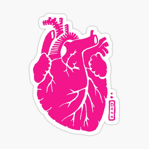 "Heart Neo" Sticker for Sale by autoboxdesign | Redbubble