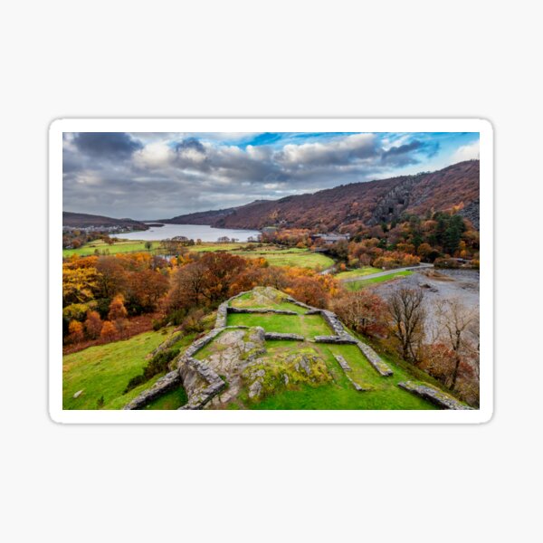 "Dolbadarn Castle View" Sticker by AJEvans | Redbubble