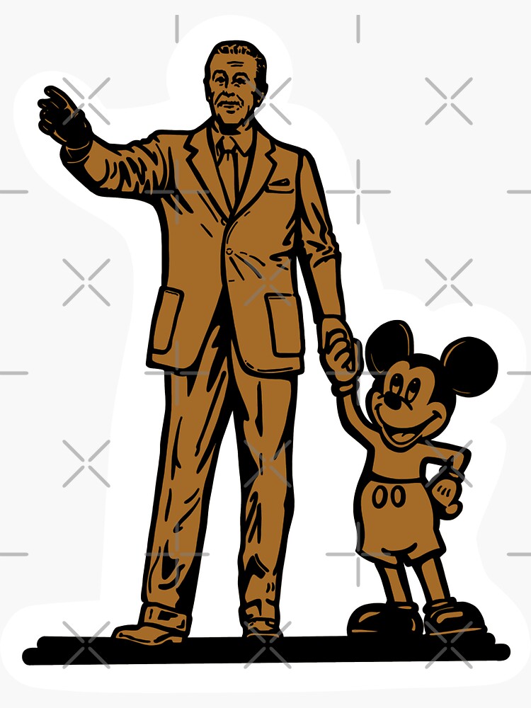 "Partners Statue " Sticker for Sale by lolnic0le | Redbubble