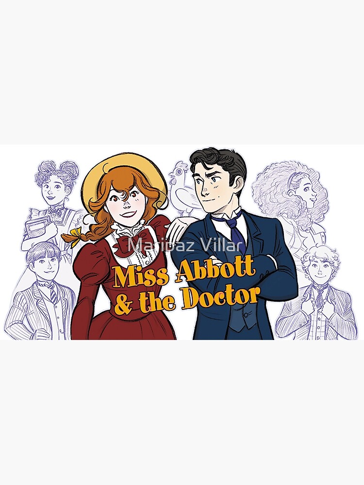 "Miss Abbott and the Doctor 1" Poster by MaripazVillarL | Redbubble