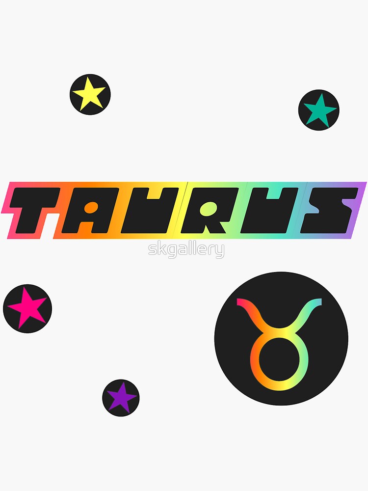 "Taurus Sticker Pack" Sticker for Sale by skgallery | Redbubble
