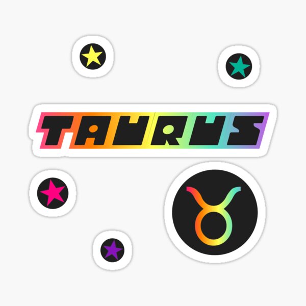 "Taurus Sticker Pack" Sticker for Sale by skgallery | Redbubble