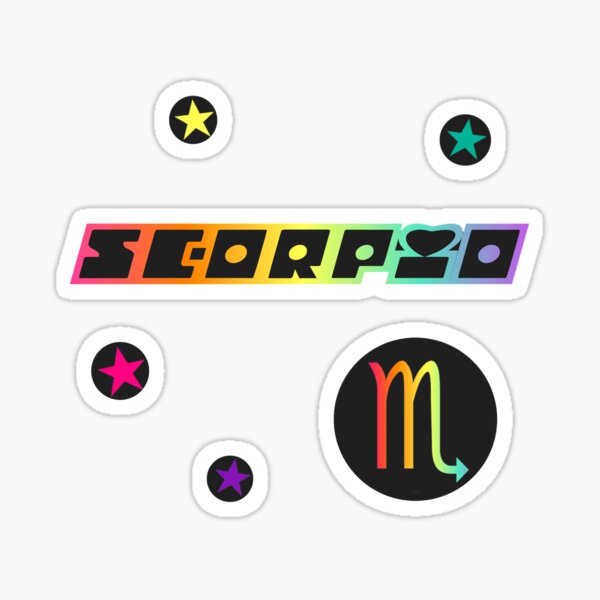 "Scorpio Sticker Pack" Sticker for Sale by skgallery | Redbubble