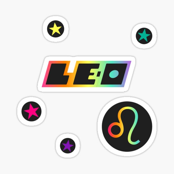 "Leo Sticker Pack" Sticker for Sale by skgallery | Redbubble