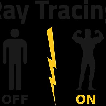 "Ray tracing Meme V2" Sticker for Sale by lamjar-art | Redbubble