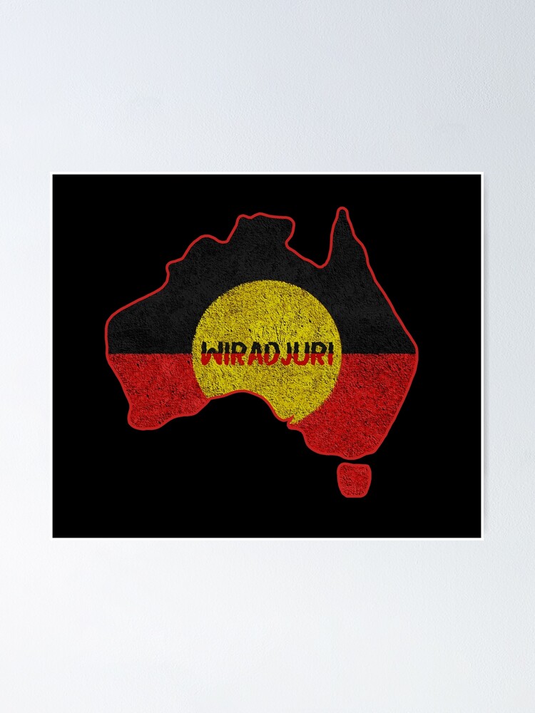 "Aboriginal Map Wiradjuri" Poster for Sale by GuessDesigns | Redbubble