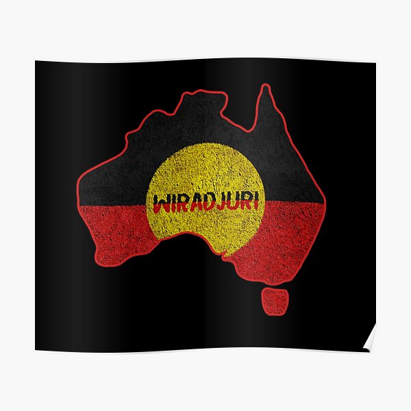"Aboriginal Map Wiradjuri" Poster for Sale by GuessDesigns | Redbubble