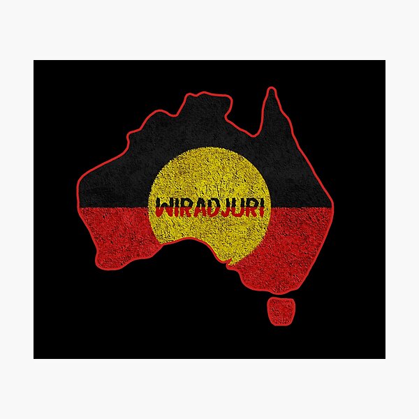 "Aboriginal Map Wiradjuri" Photographic Print by GuessDesigns | Redbubble