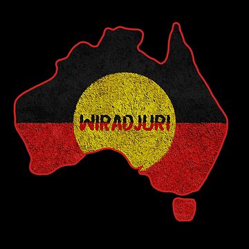 "Aboriginal Map Wiradjuri" Sticker for Sale by GuessDesigns | Redbubble