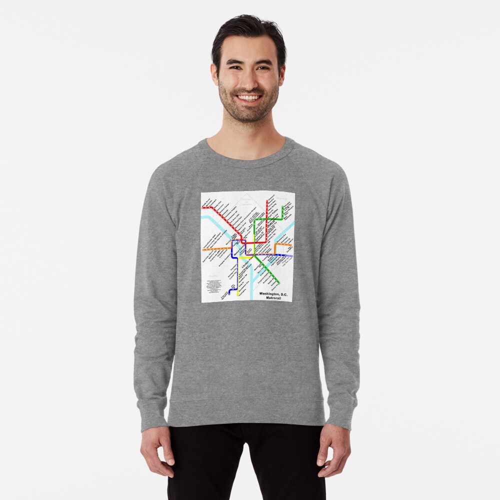 "Washington DC Metro Subway Map" Sticker for Sale by jutulen | Redbubble