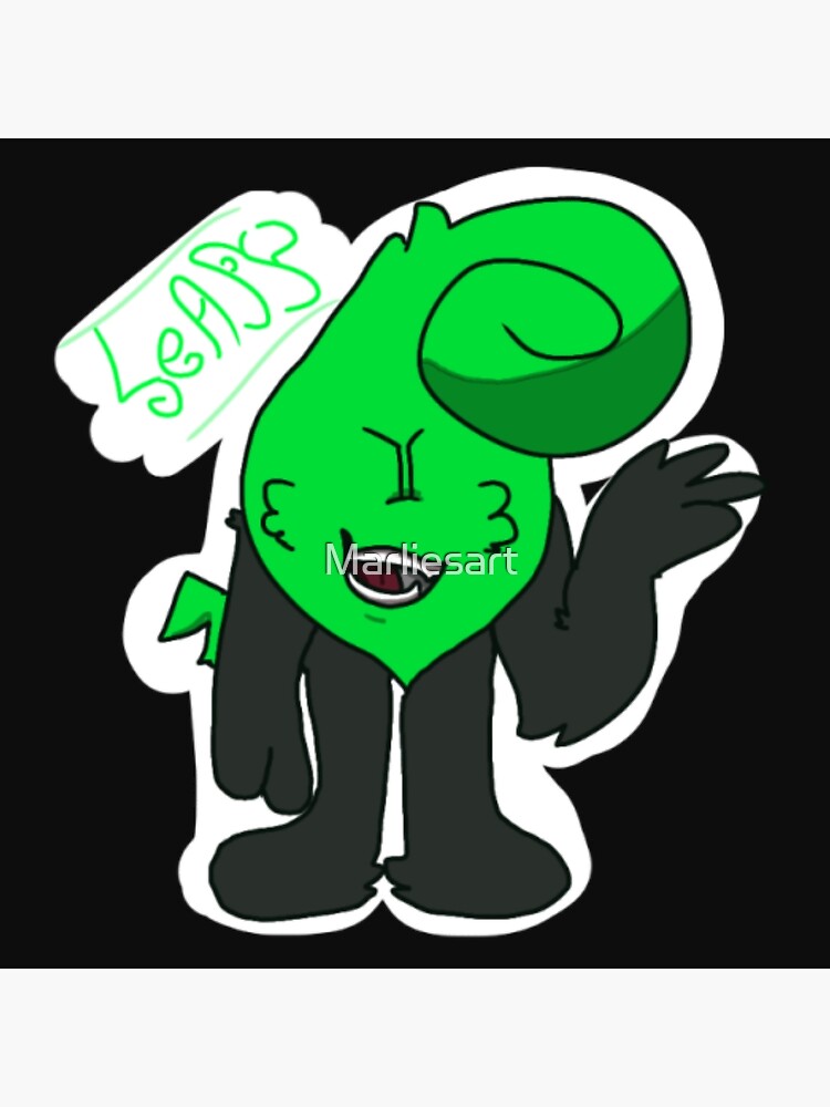 "Leafy From BFB" Framed Art Print by Marliesart | Redbubble