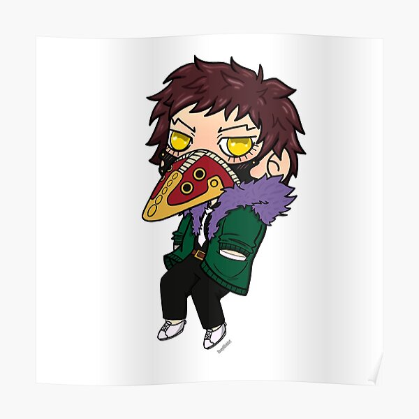"Chibi Overhaul" Poster for Sale by RosyRiotArt | Redbubble