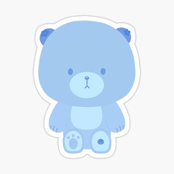 "blueberry bear " Sticker for Sale by Rachel-19 | Redbubble