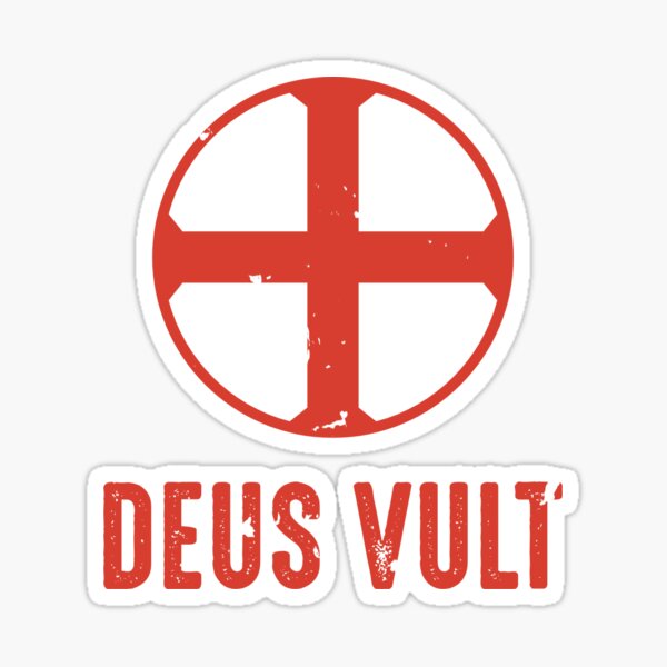 Deus Vult Stickers | Redbubble