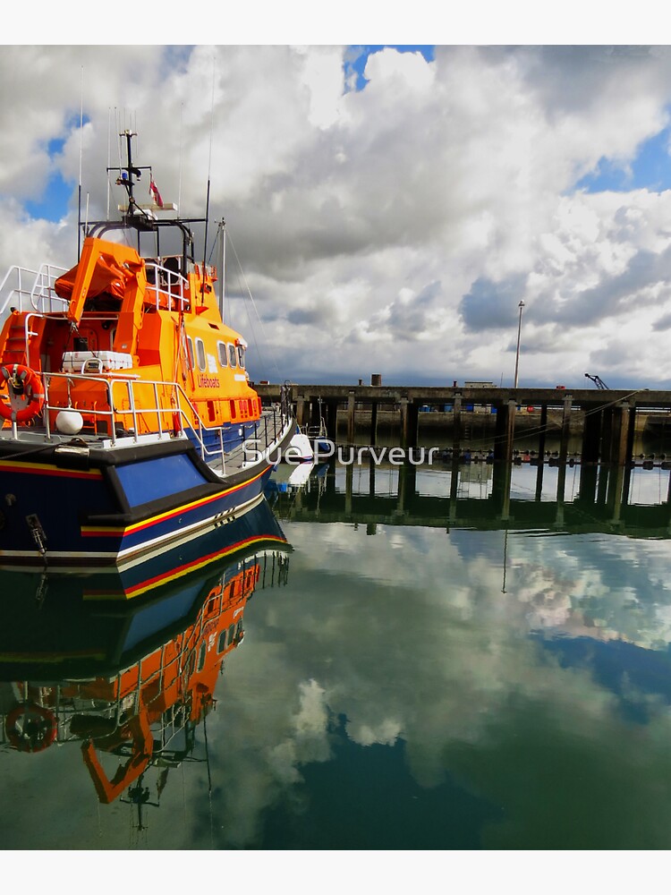 "Always on standby - Newlyn lifeboat" Sticker by Mortimer123 | Redbubble
