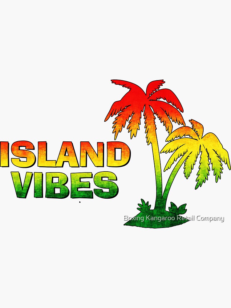 "Island Vibes Palm tree" Sticker by theianfox | Redbubble