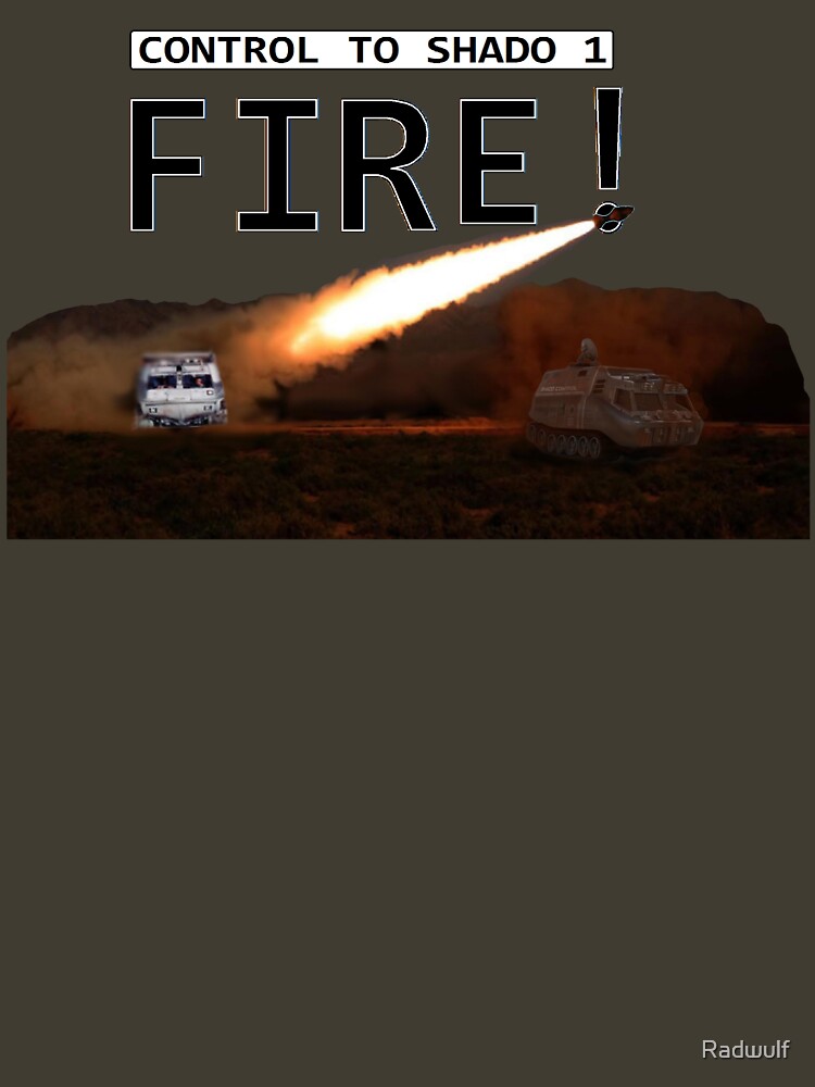 "SHADO Missile" T-shirt for Sale by Radwulf | Redbubble | shado t ...
