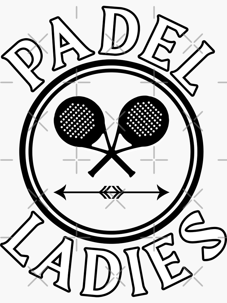 "Padel tennis Ladies" Sticker for Sale by FunSilly | Redbubble