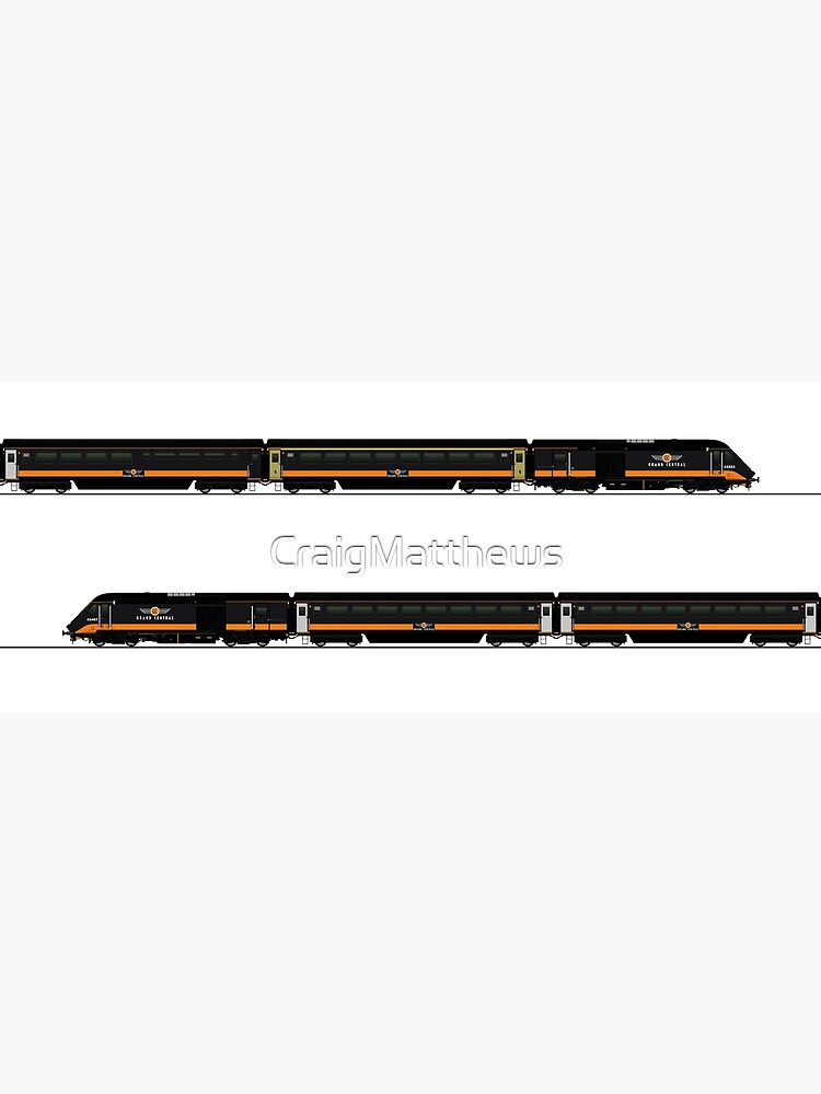 "Grand Central Class 43 HST " Poster by CraigMatthews | Redbubble