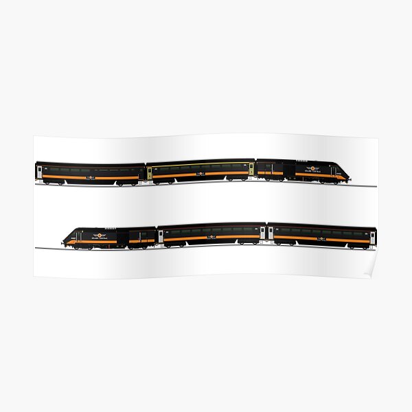 "Grand Central Class 43 HST " Poster by CraigMatthews | Redbubble