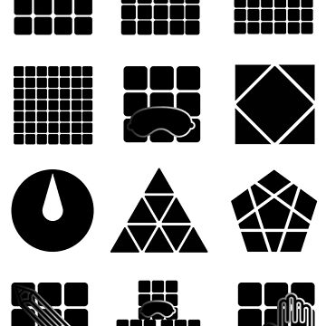 "WCA All 18 Events Cube Collage (Square-1, Clock, Multi-Blind, FMC, One ...