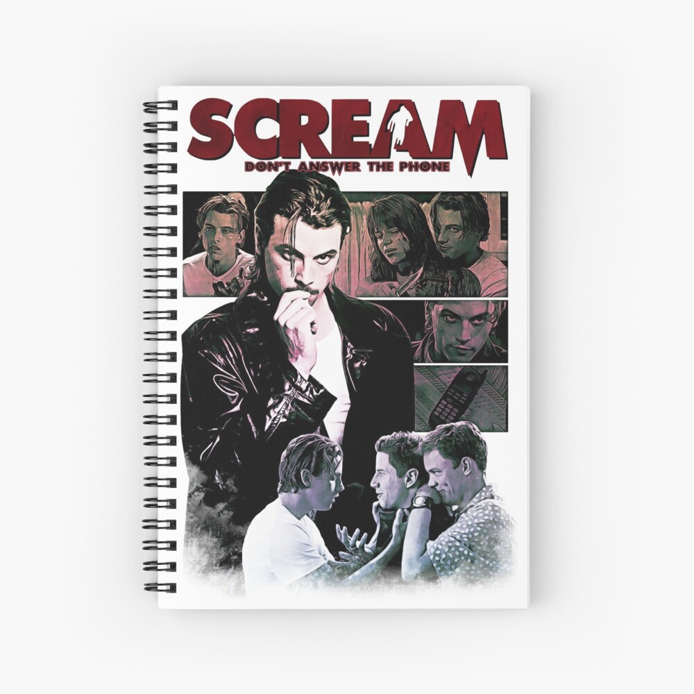 "Scream retro poster - Billy Loomis" Spiral Notebook for Sale by ...