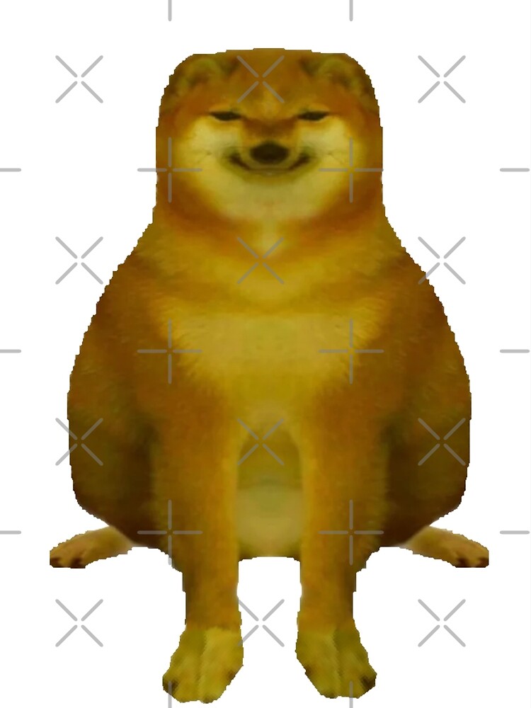 "Front facing Cheems" Art Print by HangLooseDraft | Redbubble