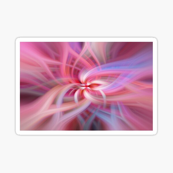 "Almendra: Abstract Fractal Flower/Vortex Pattern in Pink and Blue ...