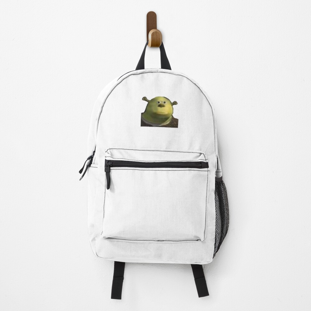 "shrek and mike wazowski meme" Backpack for Sale by moodgigi | Redbubble