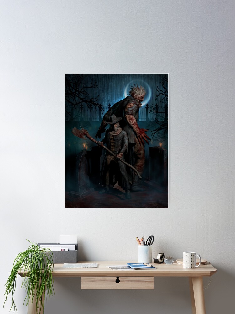 "Father Gascoigne Bloodborne" Poster by werupzart | Redbubble