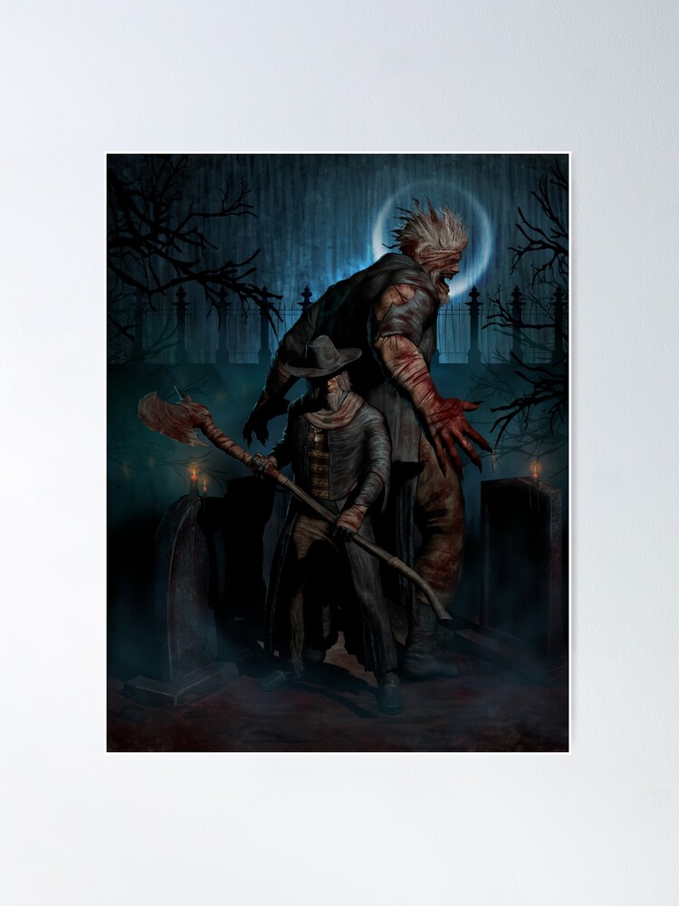 "Father Gascoigne Bloodborne" Poster by werupzart | Redbubble