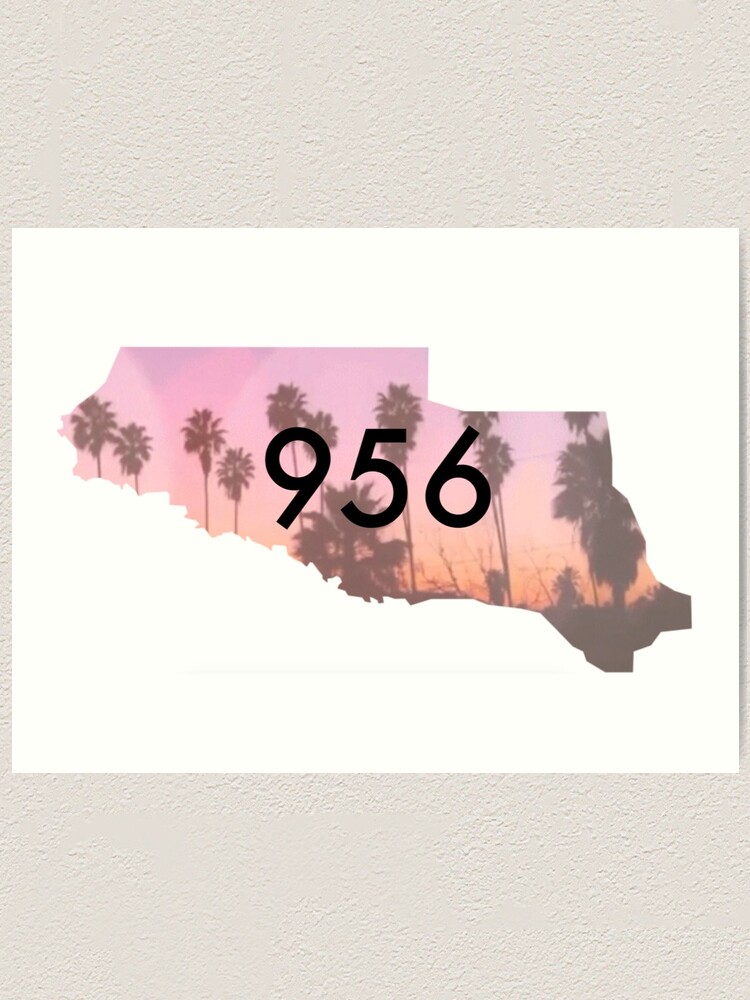 "956 Palm Tree Map" Art Print for Sale by GeneDeLaGarza | Redbubble