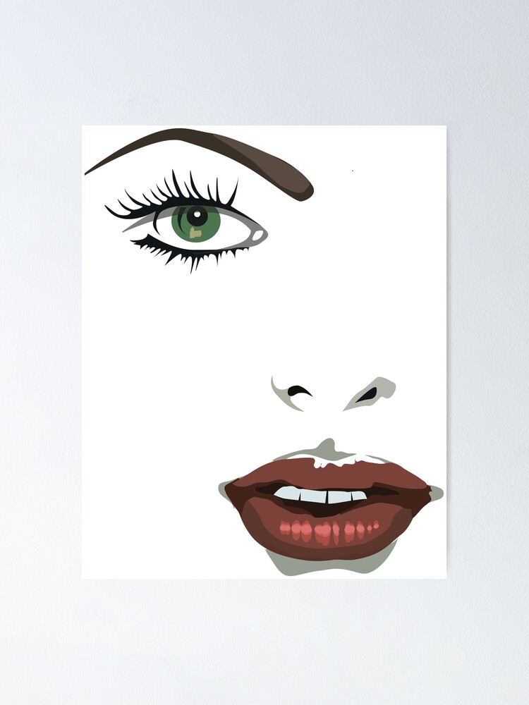 "beautiful face" Poster by tejaltank | Redbubble