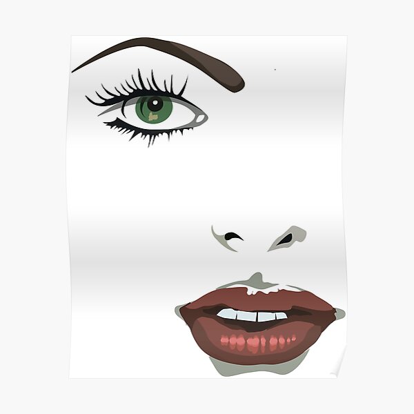 "beautiful face" Poster by tejaltank | Redbubble