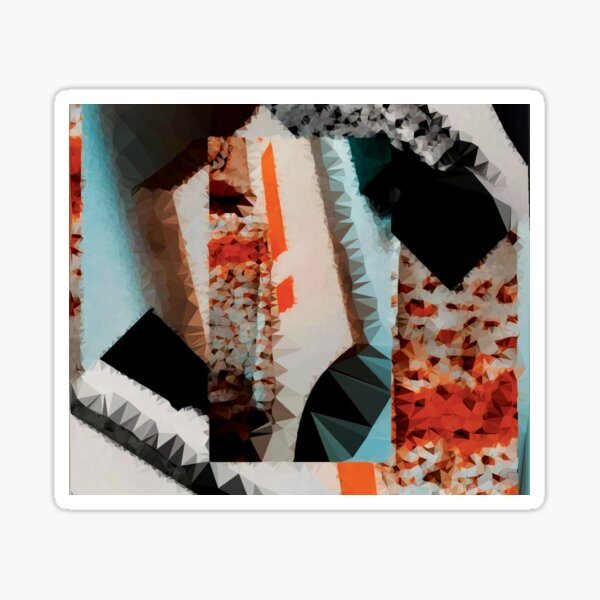 "Colorful Abstract Art " Sticker for Sale by StokedUpArt | Redbubble