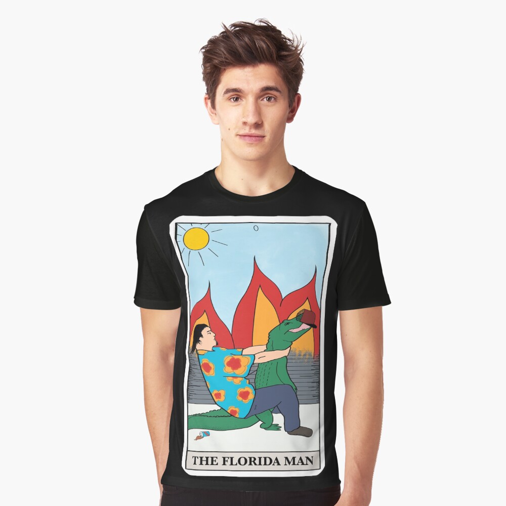 "The Florida Man Tarot Card" Sticker for Sale by GammaGirl-X | Redbubble