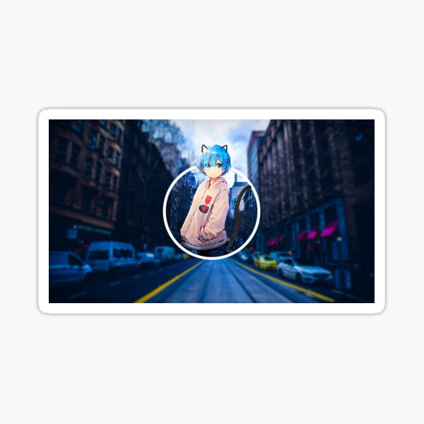 "Rem New York City" Sticker for Sale by DSE-Design | Redbubble