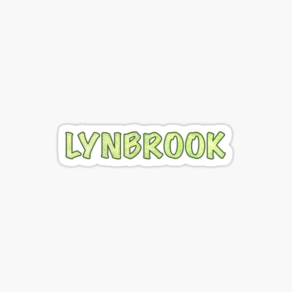 "Lynbrook" Sticker for Sale by lindsayostroff | Redbubble