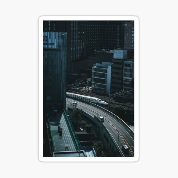 "Shinkansen Bullet Train, Tokyo" Sticker for Sale by JonesyDave | Redbubble