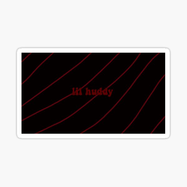 "lil huddy" Sticker for Sale by aniria | Redbubble