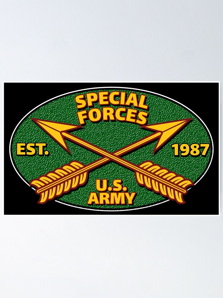 "U.S. ARMY SPECIAL FORCES" Poster by WOOFANG | Redbubble